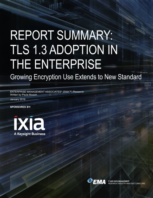 Report Summary: TLS 1.3 Adoption In The Enterprise PDF Asset Page | Keysight